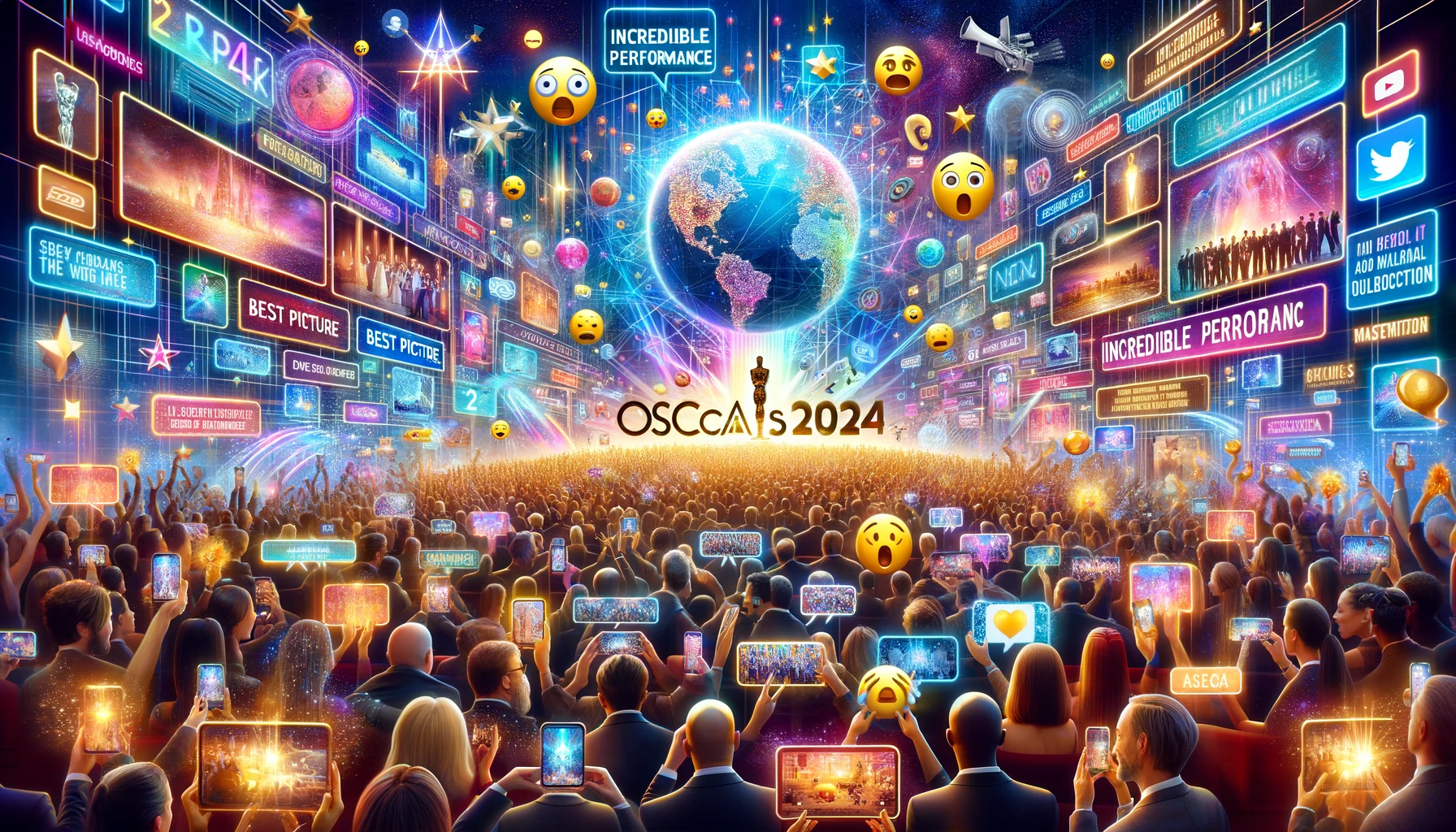 The Oscars 2024: Digital Reactions and Trends Unveiled - Aim Technologies