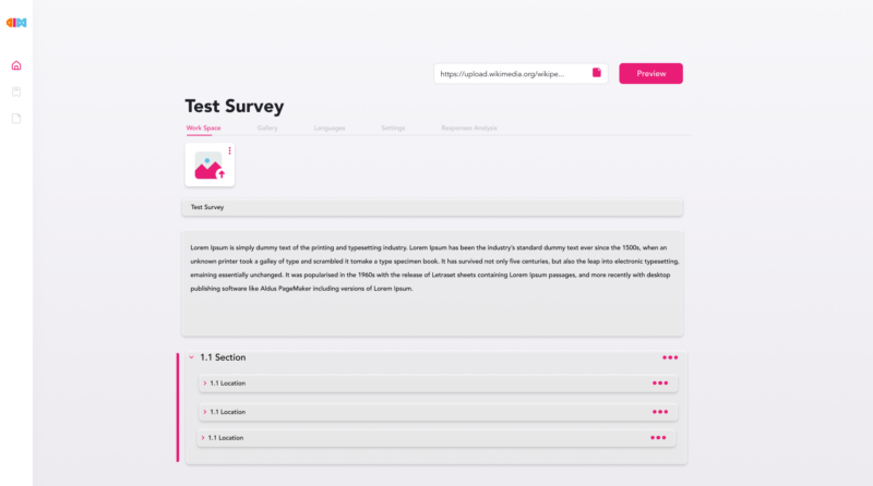 Questionnaires Creation - Aim Technologies